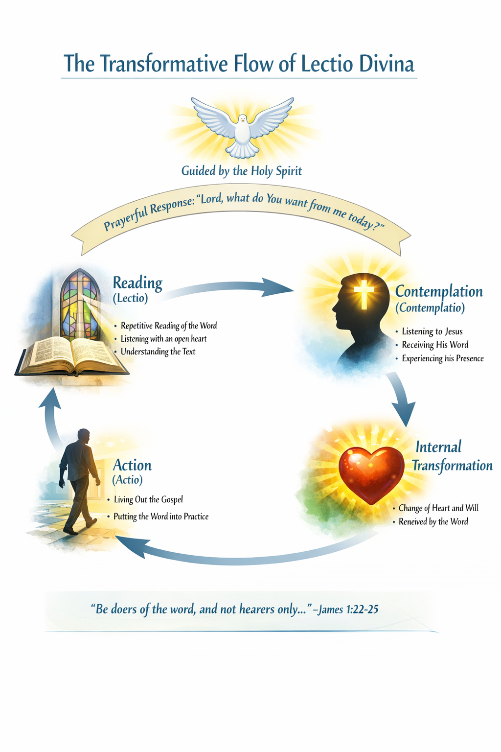 Lectio Divina: Returning to the Gospel’s Two Steps – School of Mary